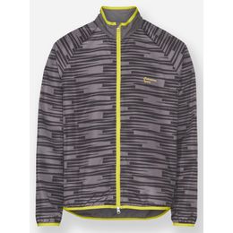 Catamaran Sports Herren Fahrradjacke mit R&uuml;ckentasche, schwarz-anthrazit, Gr&ouml;&szlig;e 60