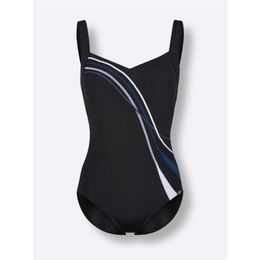 Sunflair Damen Badeanzug, schwarz-graphit, Gr&ouml;&szlig;e 40B
