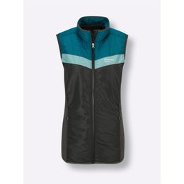 Catamaran Sports Damen Steppweste mit elastischen Eins&auml;tzen, graphit, Gr&ouml;&szlig;e 38