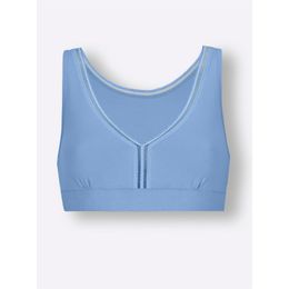 w&auml;schepur w&auml;schepur Damen Bustier mit Unterbrustband, himmelblau, Gr&ouml;&szlig;e 48