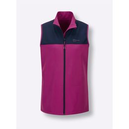 Catamaran Sports Damen Softshellweste mit Fleece-Innenseite, magenta-marine, Gr&ouml;&szlig;e 42