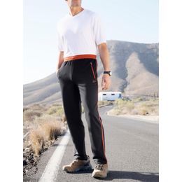 Catamaran Sports Herren Freizeithose mit Bindeband innen, schwarz-rostrot, Gr&ouml;&szlig;e 48/50