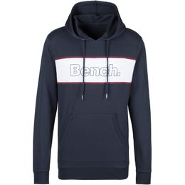Bench. Loungewear Herren Hoodie, navy-wei&szlig;, Gr&ouml;&szlig;e 52/54
