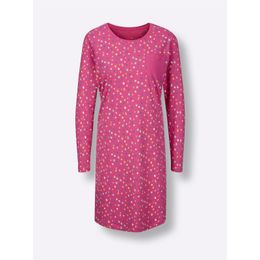 w&auml;schepur w&auml;schepur Damen Sleepshirts, fuchsia-bedruckt + fuchsia, Gr&ouml;&szlig;e 44/46