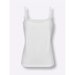w&auml;schepur w&auml;schepur Damen Tr&auml;gerhemd, wei&szlig;, Gr&ouml;&szlig;e 44