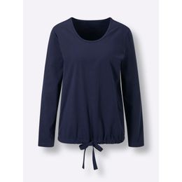 feel good Damen Shirt, marine, Gr&ouml;&szlig;e 52/54