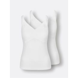w&auml;schepur w&auml;schepur Damen BH-Hemd ohne B&uuml;gel, wei&szlig;, Gr&ouml;&szlig;e 38