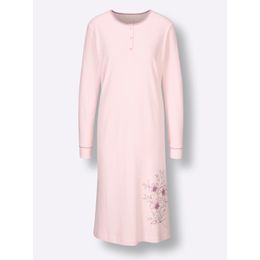 w&auml;schepur w&auml;schepur Damen Nachthemd, hellros&eacute;-mauve-bedruckt, Gr&ouml;&szlig;e 44/46