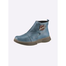 Gemini Damen Stiefelette mit Warmfutter, taubenblau, Gr&ouml;&szlig;e 42