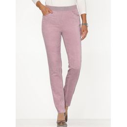 WITT Damen Cordhose in Schlupfform, mauve, Gr&ouml;&szlig;e 38