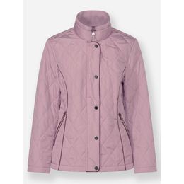 WITT Damen Steppjacke mit doppeltem Stehkragen, mauve, Gr&ouml;&szlig;e 40