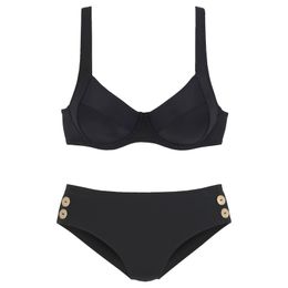 Vivance Damen B&uuml;gel-Bikini, schwarz, Gr&ouml;&szlig;e 46F