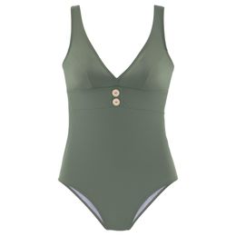 Vivance Damen Badeanzug, oliv, Gr&ouml;&szlig;e 40C/D