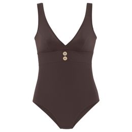 Vivance Damen Badeanzug, dunkelbraun, Gr&ouml;&szlig;e 38A/B
