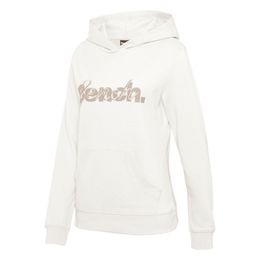 Bench. Loungewear Damen Kapuzensweatshirt, sand, Gr&ouml;&szlig;e 40/42
