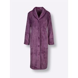 WITT Damen Morgenmantel, violett, Gr&ouml;&szlig;e 40/42