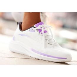 active by Lascana LASCANA ACTIVE Damen Sneaker, wei&szlig; / schwarz / flieder, Gr&ouml;&szlig;e 39
