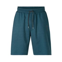 Bench. Loungewear Herren Sweatshorts, petrol-meliert, Gr&ouml;&szlig;e 48/50