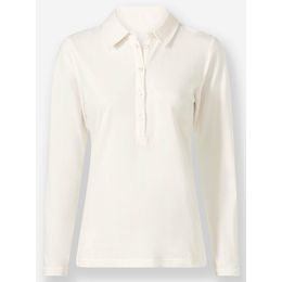 WITT Damen Poloshirt aus Baumwoll-Qualit&auml;t, ecru, Gr&ouml;&szlig;e 40