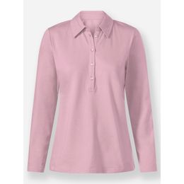 WITT Damen Poloshirt aus Baumwoll-Qualit&auml;t, ros&eacute;, Gr&ouml;&szlig;e 48