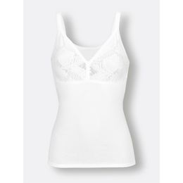 w&auml;schepur w&auml;schepur Damen BH-Hemd ohne B&uuml;gel, wei&szlig;, Gr&ouml;&szlig;e 40