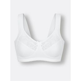 w&auml;schepur w&auml;schepur Damen BH ohne B&uuml;gel, wei&szlig;, Gr&ouml;&szlig;e 80C