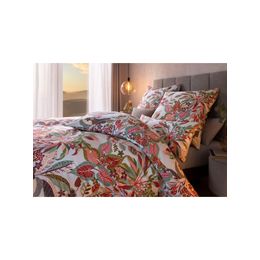 Irisette Bettw&auml;sche, Orange, Gr. 40x80/135x200 cm, Bettw&auml;sche, 100% Baumwolle