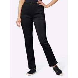 WITT Damen Thermohose mit super flauschigem Fleece-Futter, schwarz, Gr&ouml;&szlig;e 19