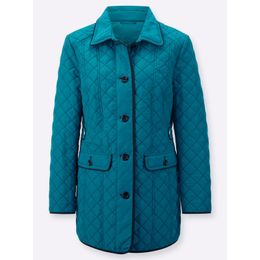 WITT Damen Steppjacke in Micro-Moss-Qualit&auml;t, aquapetrol, Gr&ouml;&szlig;e 38