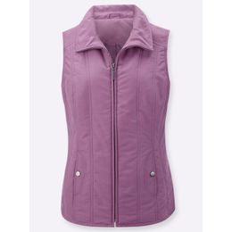 WITT Damen Steppweste in weicher Mikrofaser-Qualit&auml;t, violett, Gr&ouml;&szlig;e 46