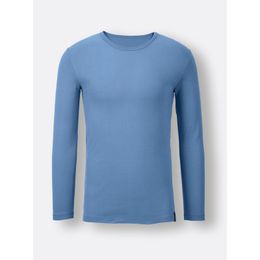 w&auml;schepur men Herren Shirt, mittelblau, Gr&ouml;&szlig;e 6