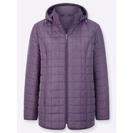 WITT Damen Steppjacke mit abzippbarer Kapuze, feige, Gr&ouml;&szlig;e 40