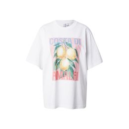 & other stories & Other Stories T-Shirt Damen Gr&ouml;&szlig;e L hellblau / tanne / rosa / wei&szlig;