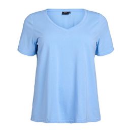 ZIZZI Shirt 'Mkatja' female Blue size XXL