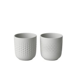 Villeroy & Boch Villeroy & Boch 2er Set Becher Manufacture Collier 290 ml in Blanc | Gr.: onesize