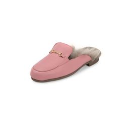 vitaform Hirschleder Sabots in rose | Gr.: 36