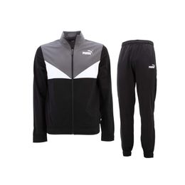 Puma Trainingsanzug Colorblock Poly Suit Kids in Schwarz | Gr.: 152