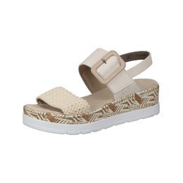 Rieker Klassische Sandaletten in creme/porzellan | Gr.: 40