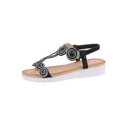 Ital-Design Sandale & Sandalette in Schwarz | Gr.: 38