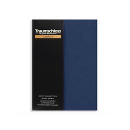 Traumschloss Comfort Jersey Spannbettlaken in marine | Gr.: 140-160 x 200 cm