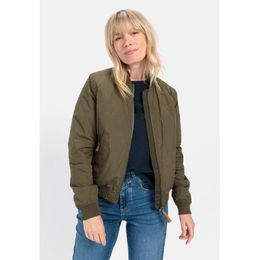 Camel Active Blouson aus recyceltem Polyester in Dunkel khaki | Gr.: 46