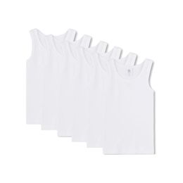 Sanetta Unterhemd 6er Pack in Weiß | Gr.: 104