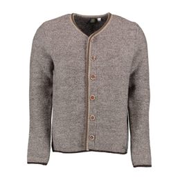 OS-Trachten Strickjacke Xaluna in dunkelbraun | Gr.: 54