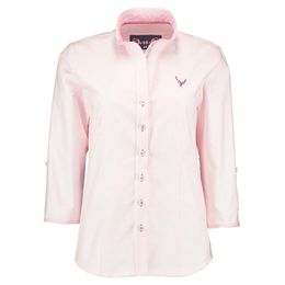 OS-Trachten Trachtenbluse Ladora in rosa | Gr.: 46