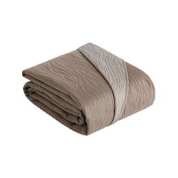 Erwin Müller Erwin Müller Tagesdecke in taupe/sand | Gr.: 140 x 210 cm
