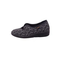 Fischer Hausschuhe in Schwarz | Gr.: 41