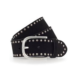 Vanzetti Nietengürtel Leder in schwarz | Gr.: 105 cm