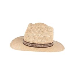 BREITER Strohhut in beige | Gr.: 56