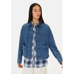 Camel Active Jeansjacke aus Baumwolle in Verwaschenes Blau | Gr.: 44