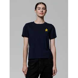 wat? Apparel T-Shirt Unbesiegbar in Dunkelblau | Gr.: 40